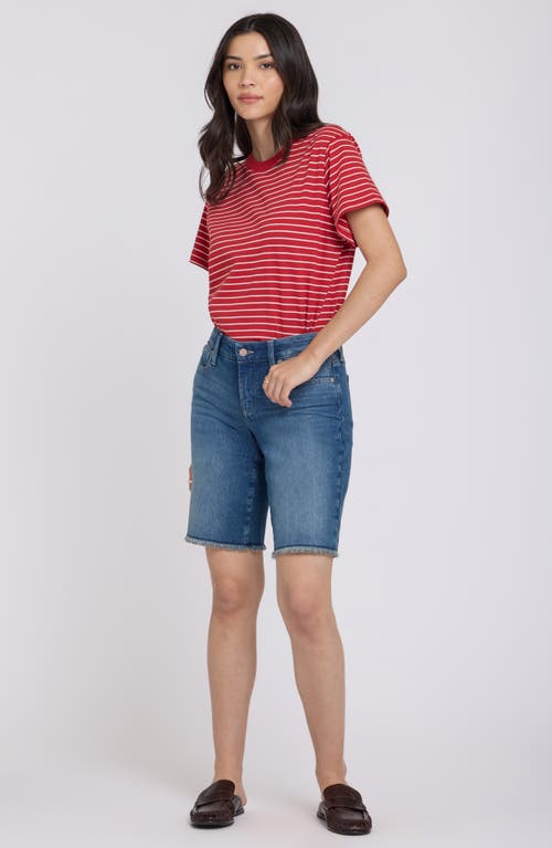 NYDJ Lilly Relaxed Long Denim Shorts